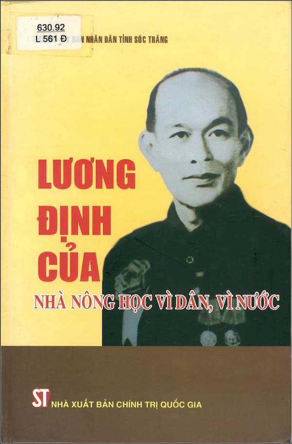 Lương Đình Của nhà nông học vì dân, vì nước | Mê Tải Sách